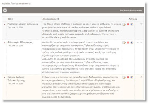 Open eClass Documentation